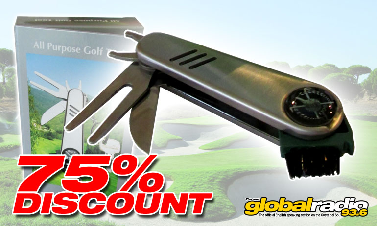 All Purpose Golf Tool, SAVE 75% Just €5.00!